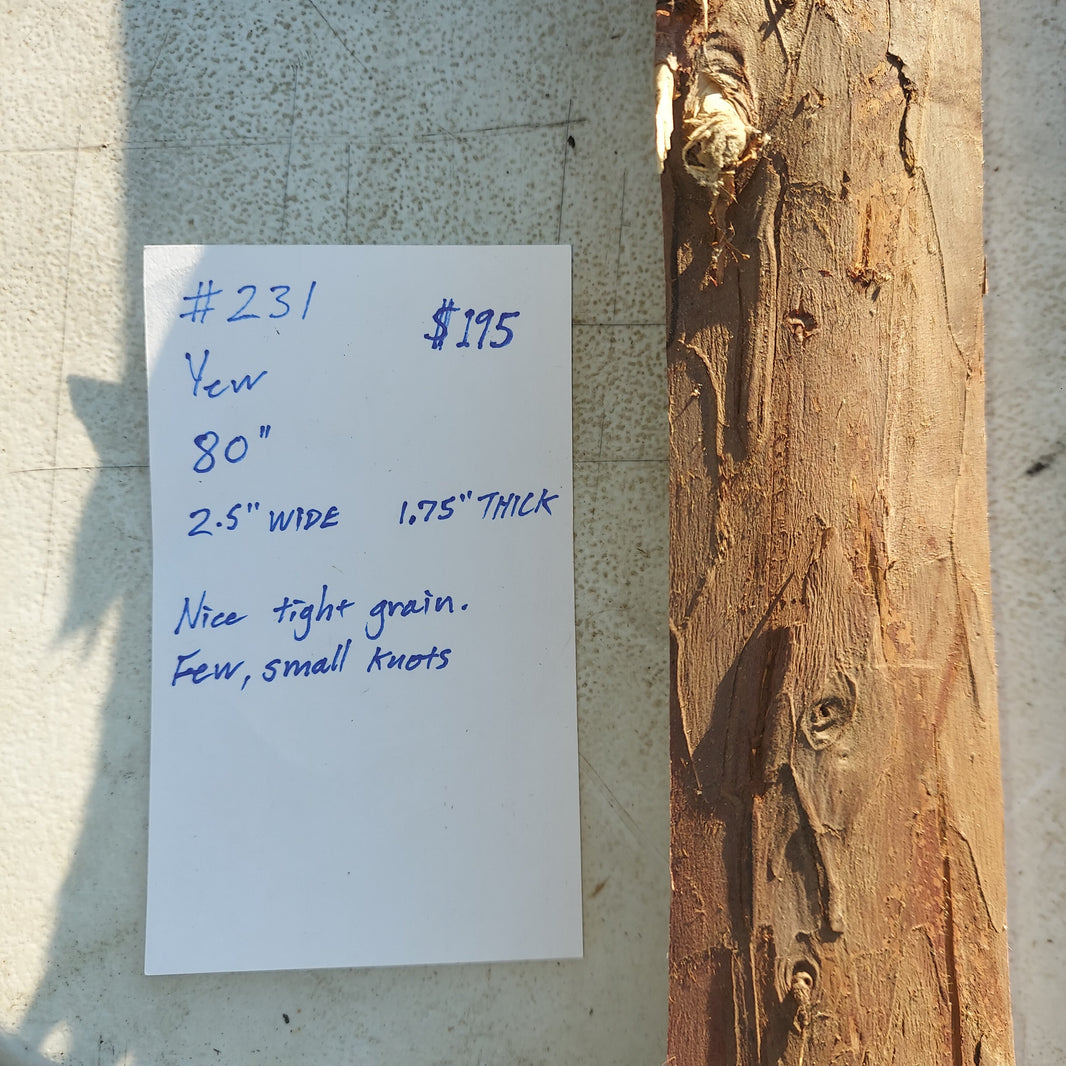 Yew staves – Echo Archery