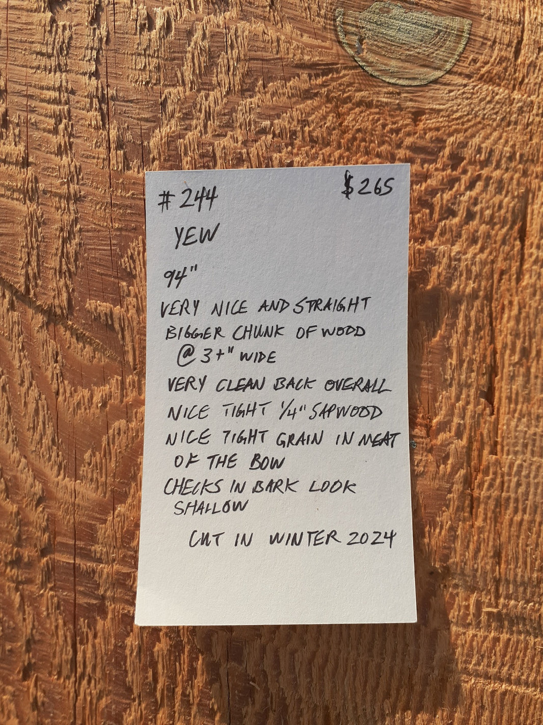 Yew staves – Echo Archery