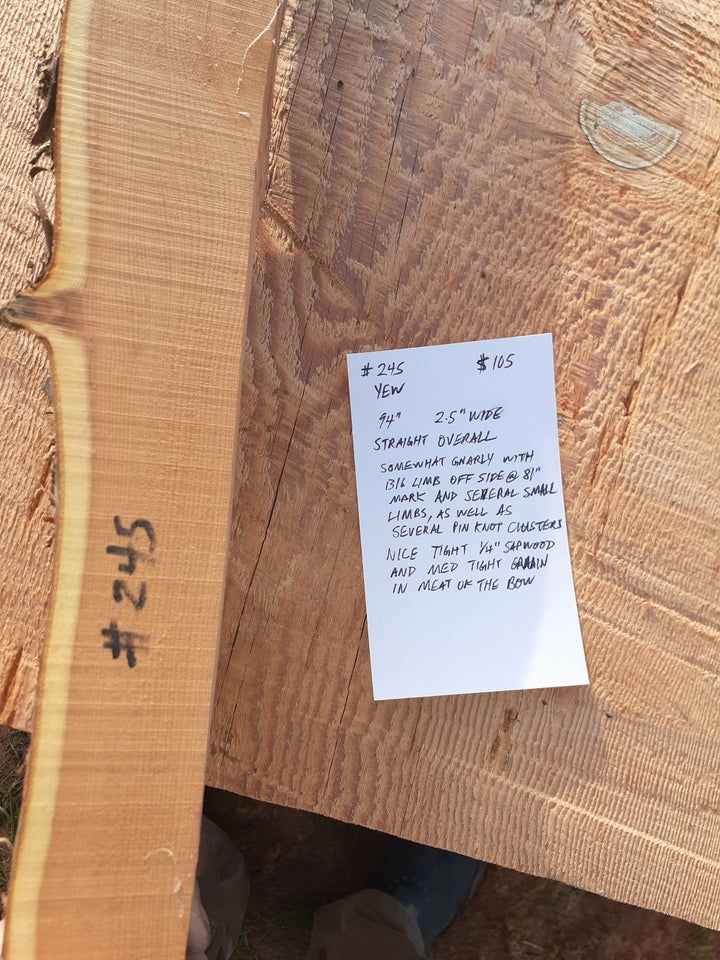 Yew staves – Echo Archery