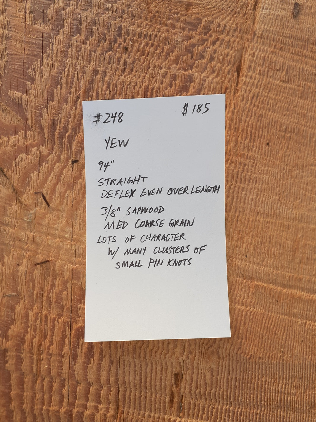 Yew staves – Echo Archery